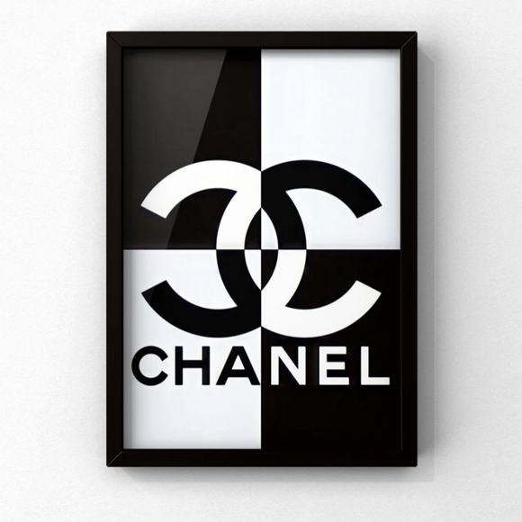 CHANEL | Wall Decor | Chanel 5x7 Framed Wall Art | Poshmark